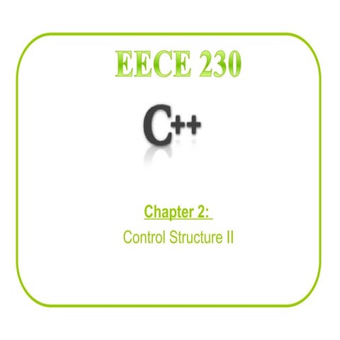Lecture On Control Structures For While Do While Loop Ppt 9054