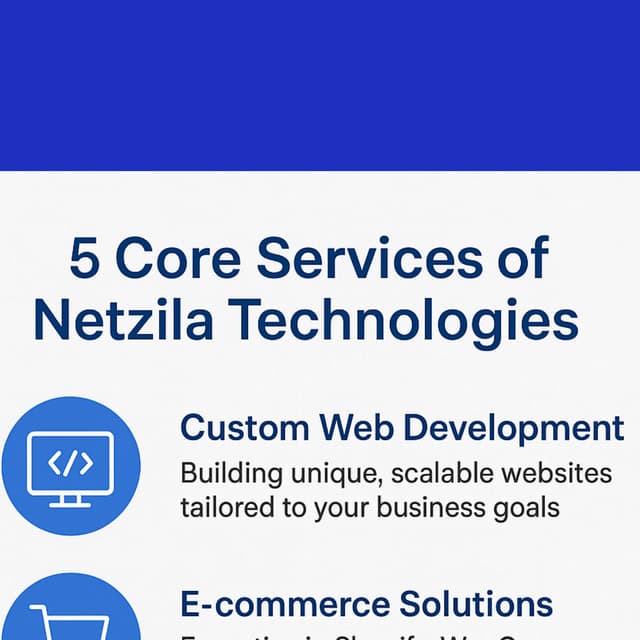5 Core Services That Drive Digital Success with Netzila Technologies.pdf