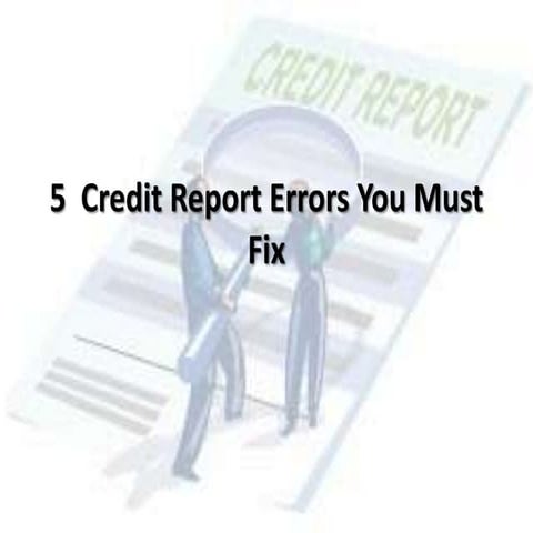 The Top 5 Credit Card Myths | PPSX