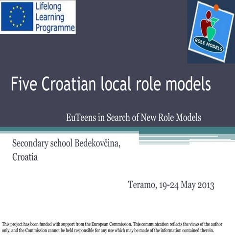 5 croatian local role models | PPTX