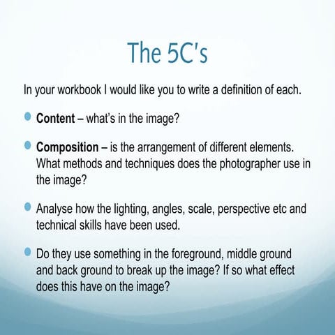 How to analyse photography work | PPT