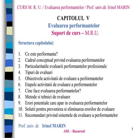 5 Curs ZI -Evaluarea performantelor prof-1.ppt