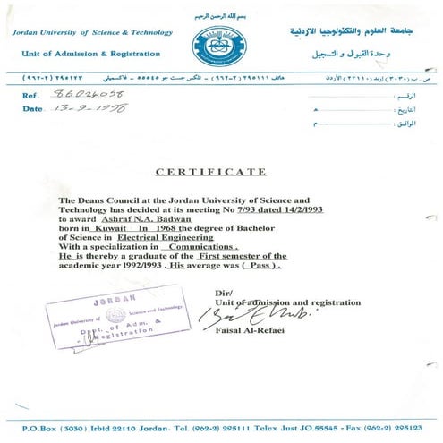 University certificate2(English) | PDF