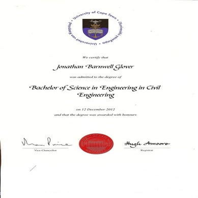 Jonathan Civil Engineering Degree | PDF