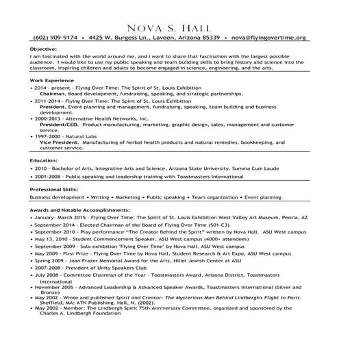Nova_Hall_Resume_2015 | PDF