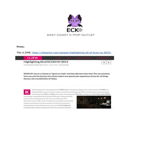 HIGHBROW_ECKO_KCONPressCoverage (1) | PDF