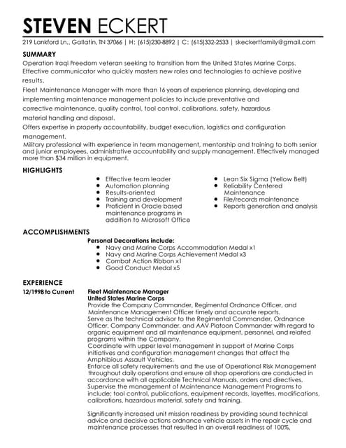 Gary Beckelic Working Resume 2017 | DOCX