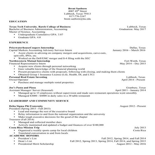 resume rawls 2 | DOCX