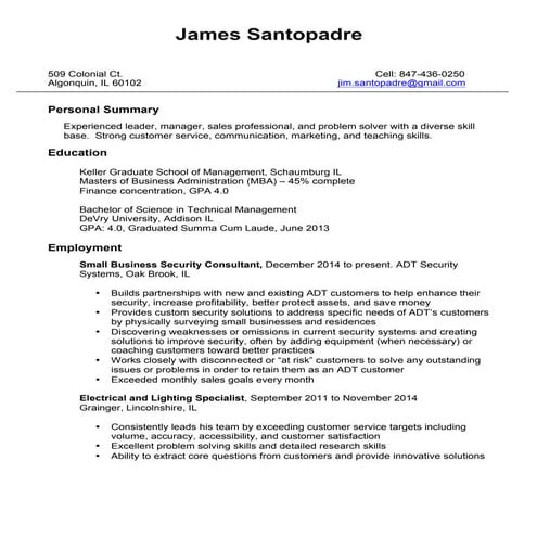 Cynthia Sherry Resume | PDF