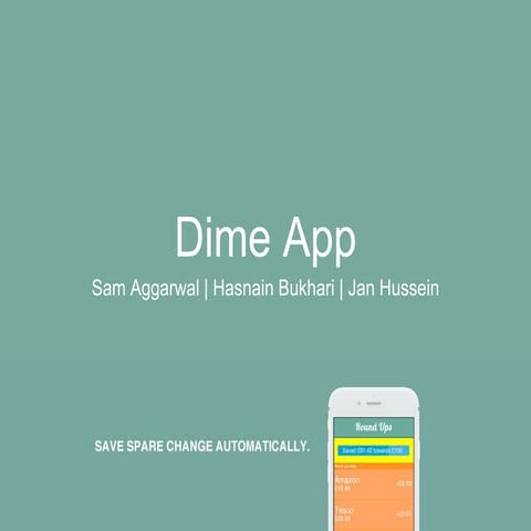 Dime App Pitch Deck | PPT
