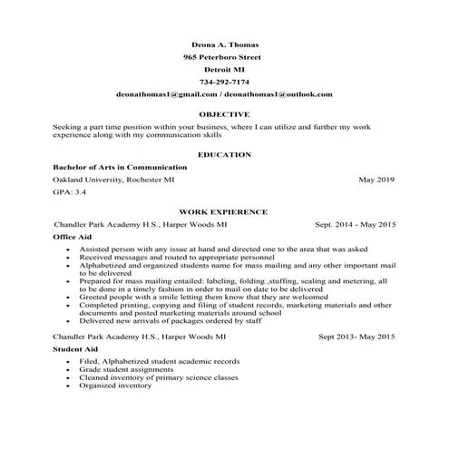 Build Your Own Resume | RTF