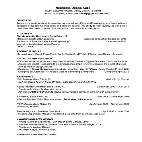 Martha Burns Resume | PDF