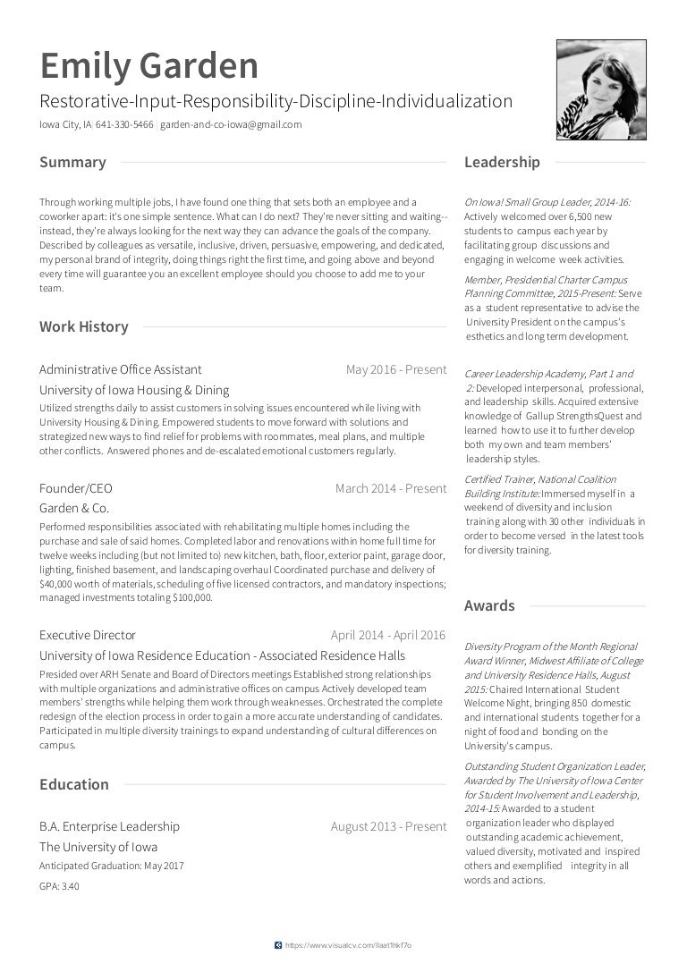 Emily Garden-- Resume Updated 9.26.16