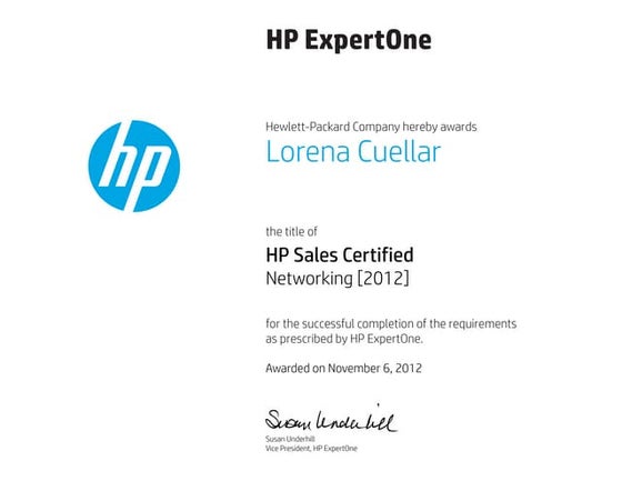 HP Certified Instructor | PPT