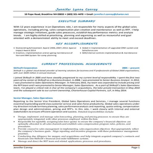 Resume Jennifer Conroy | DOCX