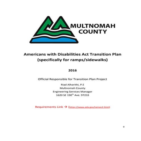 Ada transition plan public meeting power point | PDF