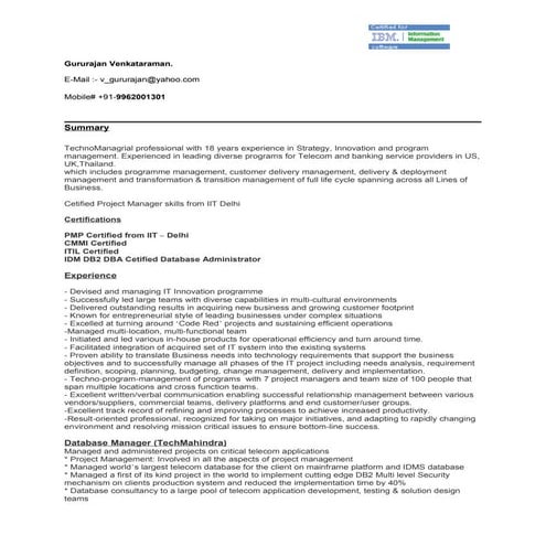 oracle Core HR Professional Experience | PPTX