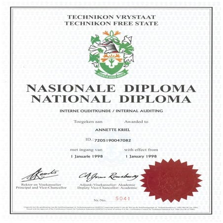 Diploma Internal Auditing | PDF