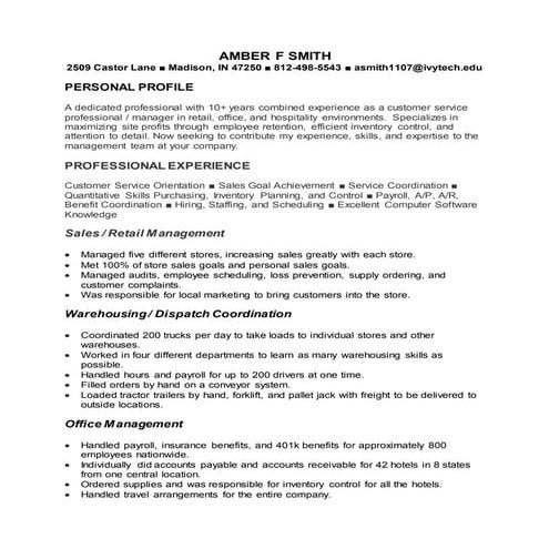 WilliamMThomas Resume 2015 | DOCX