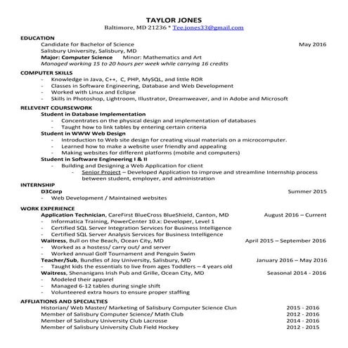 Final-- resume 2015 | DOC