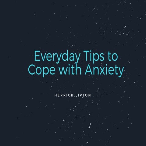 Tips to Cope with Anxiety | PDF