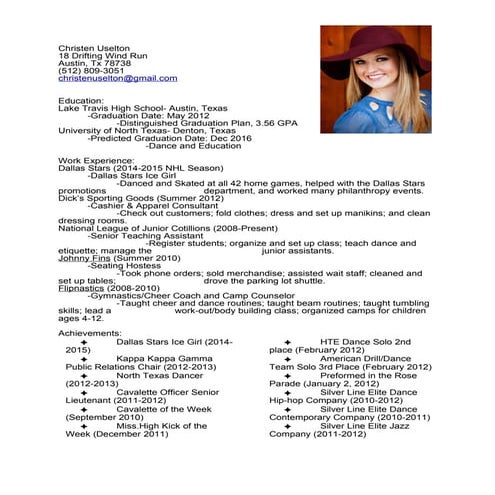 Christen's Resume (2) (1) | PDF