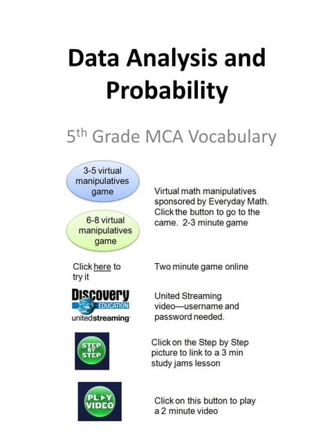 4 data analysis and probability | PPSX