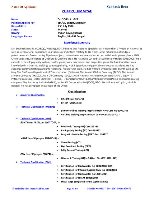 Farrukh ACCA CV with Good Experience in Finance | PDF