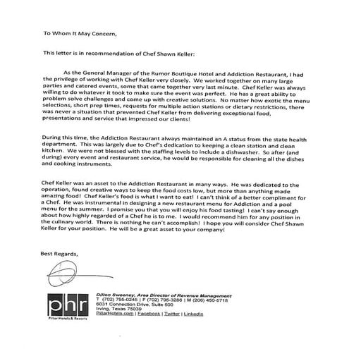 letter of recommendation | PDF