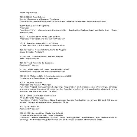 Work Experience | PDF