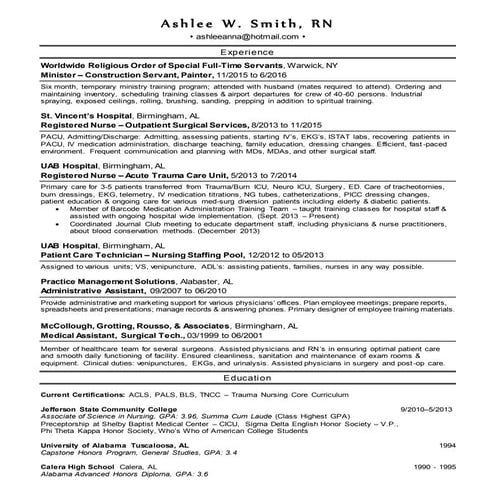ASHLEE SMITH RESUME LINKEDIN 6.2016