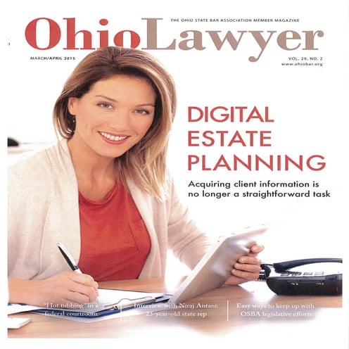 Ohio Lawyer - March April 2015 | PDF