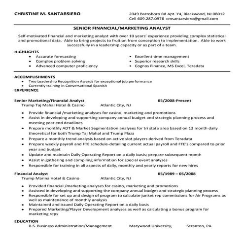 Ramona Hamill Resume | PDF