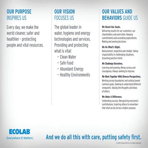 Ecolab | PDF