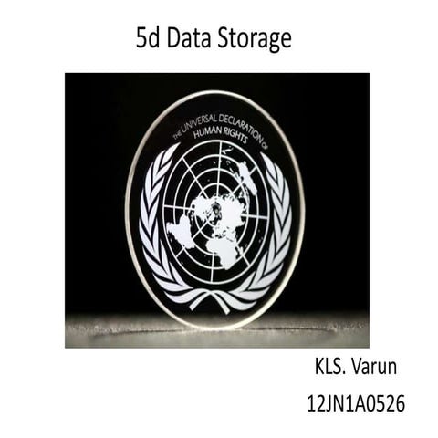 5d data storage | PPT