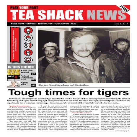 Tea Shack News Issue 8 | PDF