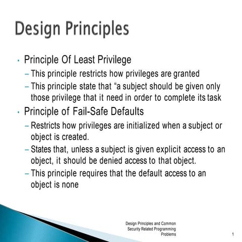 3 secure design principles