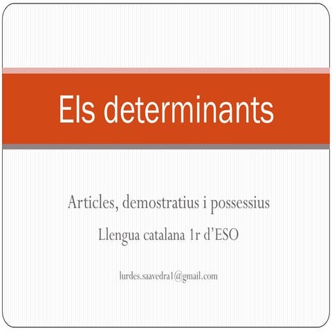 5 determinants | PDF