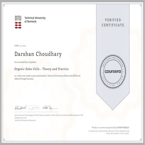 CERTIFICATE Coursera 79T8KWYBQM9U | PDF