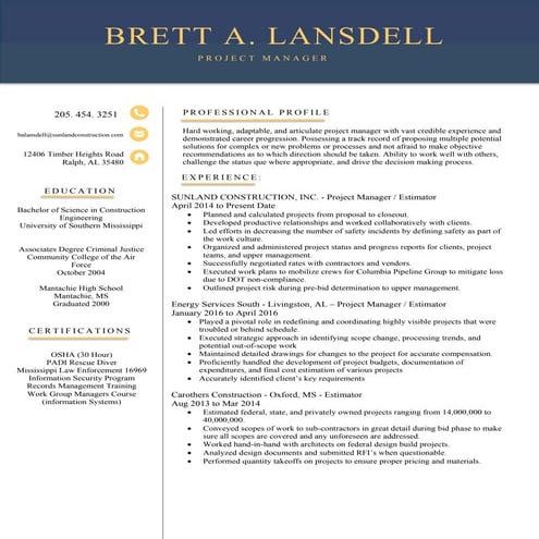Brett_Lansdell_Resume.1 | PDF