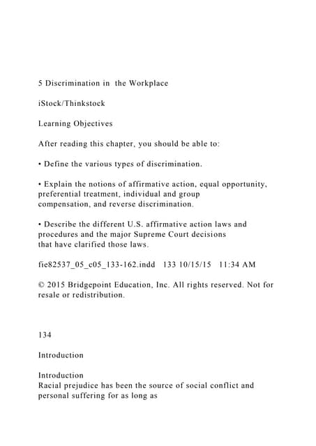 The ethics of job discrimination | PPTX