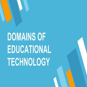 5_domains.docx Domains of Educational Technology | DOCX