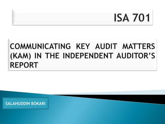 ISA: 705-Revised | PDF
