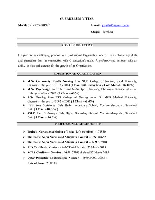 new resume - Welcome to NAIMI Manpower Services Corporation... | DOCX | Heart and Cardiovascular ...