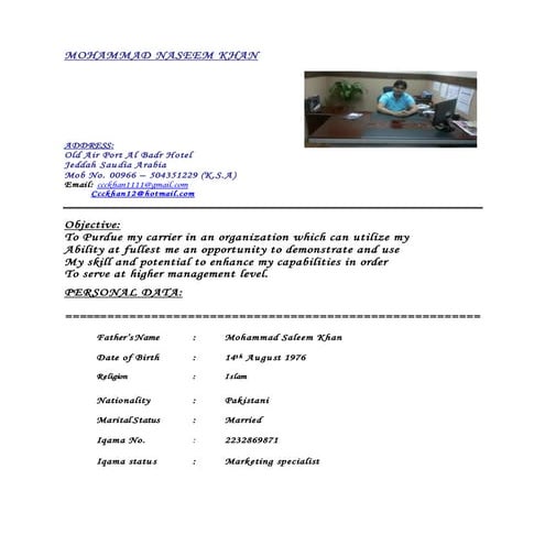 NASEEM KHAN.docx new666 | DOCX