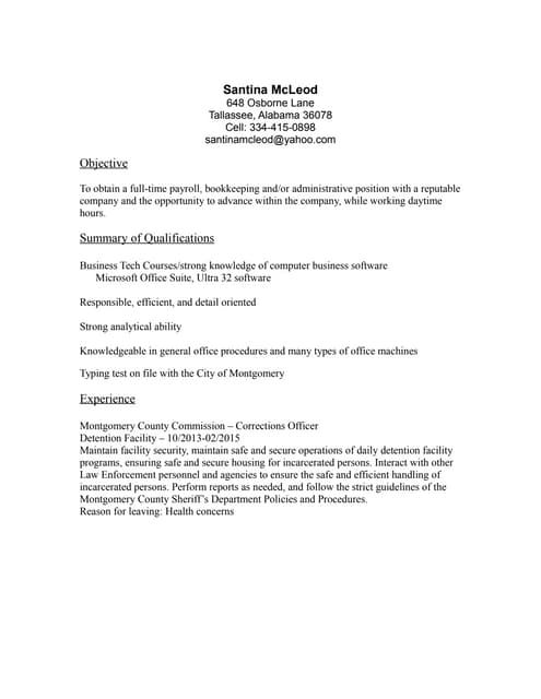 Michele Hamm Resume | DOC | Office Property | Real Estate