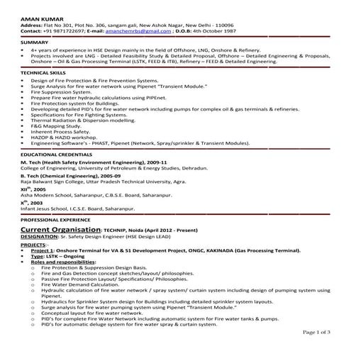 RAJESH KASEKAR -CV | PDF