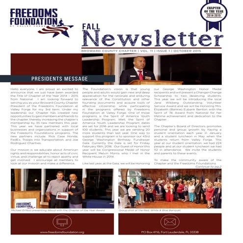 FFVF October 2015 Newsletter | PDF