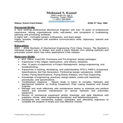 Mohanad kamal | DOCX