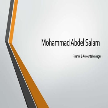 Mohammad Abdel Salam | PPT